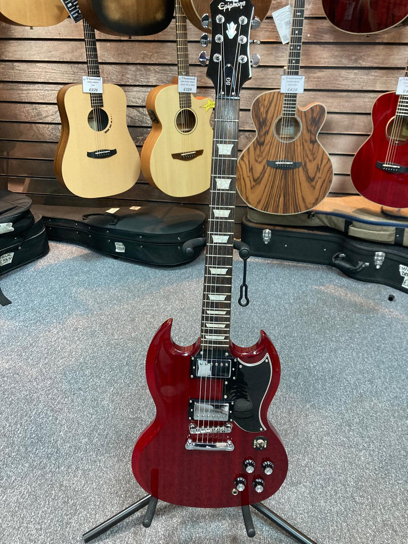 Epiphone SG Cherry Red Electric Guitar – Musicland (UK) Ltd